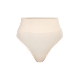 Smilodox Mid Waist String Nysa Seamless Damen Gr&ouml;&szlig;e XL creme