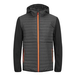 Jack & Jones Jack & Jones Jacke Herren Gr&ouml;&szlig;e L dunkelgrau / orange / schwarz