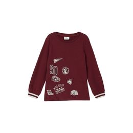 s.Oliver Shirt Jungen Gr&ouml;&szlig;e 140 bordeaux / wei&szlig;