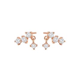 Hey Happiness Ohrringe 'Starlit Drop' Damen Gr&ouml;&szlig;e One Size rosegold