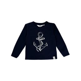 Ebbe Shirt 'Crawford' Jungen Gr&ouml;&szlig;e 122 navy / wei&szlig;