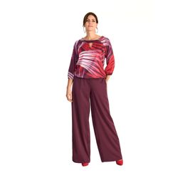 HERMANN LANGE Collection Bluse Damen Gr&ouml;&szlig;e XXXL lila / pink / rot / wei&szlig;
