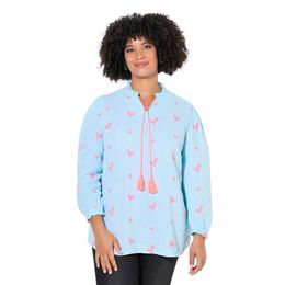 Angel of Style Bluse Damen Gr&ouml;&szlig;e XXXL hellblau / altrosa