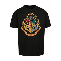 F4NT4STIC T-Shirt 'Harry Potter Hogwarts Crest Gold' Herren Gr&ouml;&szlig;e XXL blau / goldgelb / gr&uuml;n / schwarz
