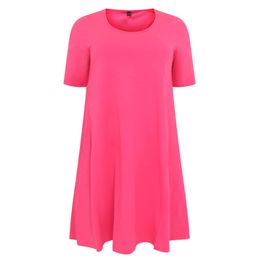 Yoek Kleid ' COTTON ' Damen Gr&ouml;&szlig;e 38/40 pink Winterkleid
