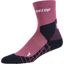 CEP Sportsocken 'Light Hiking' Damen Gr&ouml;&szlig;e 40/43 beere / schwarz / wei&szlig;