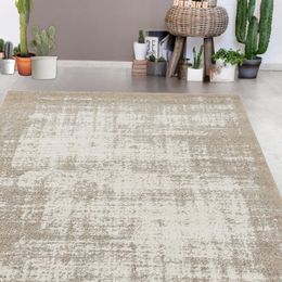 ANDIAMO Teppich &raquo;Campos&laquo; rechteckig 10 mm H&ouml;he Kurzflor, modernes Design, Wohnzimmer beige Polypropylen (PP)