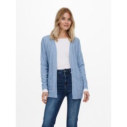 Only Damen Only Strickjacke &raquo;ONLLESLY &ndash; Cardigan mit Taschen und figurumspielender Form&laquo; figurumspielend, casual, Feinstrick, Viskosemischung, V-