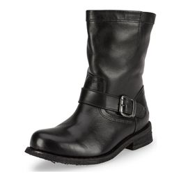 Felmini Wide Fit Stiefelette Damen Gr&ouml;&szlig;e 37 schwarz Winterschuhe