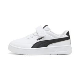 Puma Sneaker 'Court Classic' Jungen Gr&ouml;&szlig;e 33 schwarz / wei&szlig;
