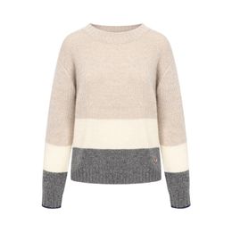 Frieda & Freddies New York Frieda & Freddies Ny Pullover Damen Gr&ouml;&szlig;e XXL champagner / graumeliert / naturwei&szlig;