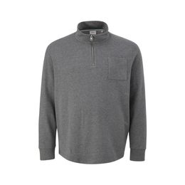 s.Oliver Men Big Sizes Sweatshirt Herren Gr&ouml;&szlig;e XXL graumeliert