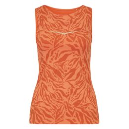 Venice Beach Sporttop Damen Gr&ouml;&szlig;e XS taupe / orange / dunkelorange