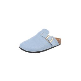 Ital-Design Pantolette Damen Gr&ouml;&szlig;e 36 hellblau