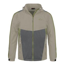 Normani Outdoorjacke 'Wasilla' Jungen Gr&ouml;&szlig;e 122/128 beige / grau