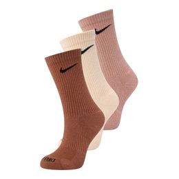 Nike Sportswear Sportsocken 'Everyday' Herren Gr&ouml;&szlig;e 42/46 nude / hellbeige / braun / schwarz
