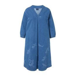 Lauras&oslash;n Kleid Damen Gr&ouml;&szlig;e 52/54 blue denim Winterkleid