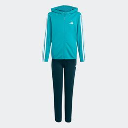 adidas Sportswear Trainingsanzug Jungen Gr&ouml;&szlig;e 164 aqua / dunkelblau / wei&szlig;