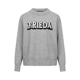 Frieda & Freddies New York Frieda & Freddies Ny Pullover Damen Gr&ouml;&szlig;e XXXL grau / schwarz / wei&szlig;