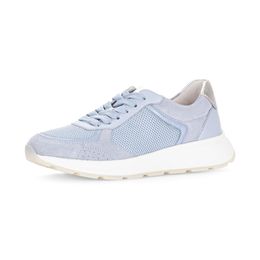Gabor Sneaker Damen Gr&ouml;&szlig;e 44 hellblau / silber