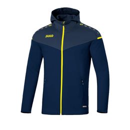 Jako Sportjacke 'Champ' Herren Gr&ouml;&szlig;e 4XL taubenblau / dunkelblau / gelb