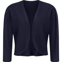 Damen Bolero in Feinstrick-Qualit&auml;t marine, Gr&ouml;&szlig;e 50