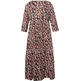 Ulla Popken Kleid Damen Gr&ouml;&szlig;e 42/44 bunt Winterkleid