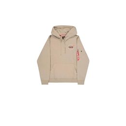 Alpha Industries Herren Hoodie &raquo;NASA Orbit Hoodie&laquo; beige L
