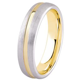 DOOSTI Ring Damen Gr&ouml;&szlig;e 56 rosegold / silber