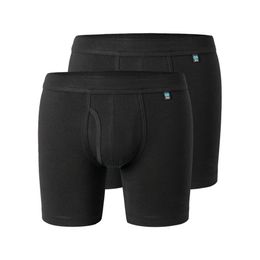 Schiesser Boxershorts 'Long Life Cotton' Herren Gr&ouml;&szlig;e XL schwarz