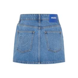 Hugo Blue Damen HUGO Blue Jeansrock &raquo;Galanie&laquo; in Mini L&auml;nge, Mid Rise L