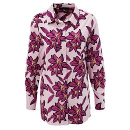 Aniston Selected Bluse Damen Gr&ouml;&szlig;e 4XL gelb / magenta / hellpink / schwarz