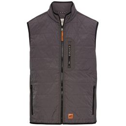 Camel Active Weste mit Stehkragen Herren Gr&ouml;&szlig;e L/XL grau