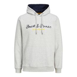 Jack & Jones Jack & Jones Sweatshirt 'Berg' Herren Gr&ouml;&szlig;e M navy / gelb / graumeliert