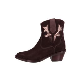 Mjus Ankle Boots 'Teresa Western' Damen Gr&ouml;&szlig;e 40 hellbraun / dunkelbraun Winterschuhe