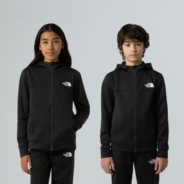 The North Face Sportsweatjacke M&auml;dchen Gr&ouml;&szlig;e 140/146 schwarz / wei&szlig;