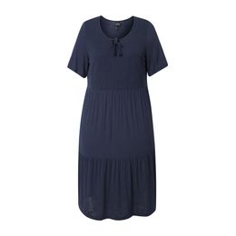 Ulla Popken Kleid Damen Gr&ouml;&szlig;e 46/48 marine Winterkleid