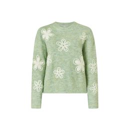 YUMI Pullover Damen Gr&ouml;&szlig;e S mint / wei&szlig;