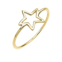 Elli Premium Ring 'Sterne' Damen Gr&ouml;&szlig;e 56 gold