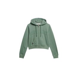Superdry & Co Sweatjacke 'Essentials' Damen Gr&ouml;&szlig;e XXL gr&uuml;n