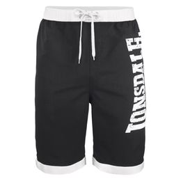 Lonsdale Badeshorts 'Clennell' Herren Gr&ouml;&szlig;e XXS schwarz / wei&szlig;