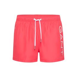Gant Badeshorts Herren Gr&ouml;&szlig;e L pink / wei&szlig;