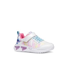 Geox M&auml;dchen Sneaker &raquo;J ASSISTER GIRL&laquo; Klettschuh mit Stitch-Motiv, Gr&ouml;&szlig;enschablone zum Download 25