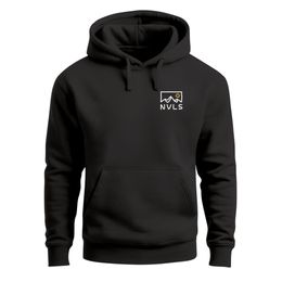 Neverless Sweatshirt 'Mountain Badge' Herren Gr&ouml;&szlig;e 4XL schwarz