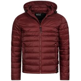 INDICODE Jeans &Uuml;bergangsjacke 'Hampshire' Herren Gr&ouml;&szlig;e XXXL bordeaux