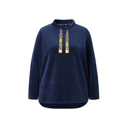 Lauras&oslash;n Sweatshirt Damen Gr&ouml;&szlig;e XXXL navy / gelb