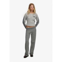 Superdry & Co Hose 'Athletic Essentials' Damen Gr&ouml;&szlig;e 34 marine / wei&szlig;