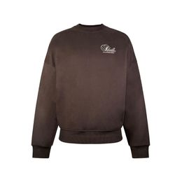 SikSilk Sweatshirt Herren Gr&ouml;&szlig;e XS braun / wei&szlig;
