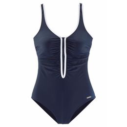 Lascana Badeanzug Damen Gr&ouml;&szlig;e XS/S navy / wei&szlig;