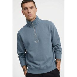 Jack & Jones Jack & Jones Herren Sweatshirt &raquo;JJESOHO SWEAT QUARTER ZIP HN NOOS&laquo;, Baumwollmischung, relaxed fit M
